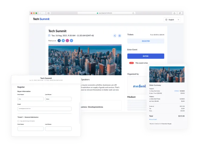 Application for Online Event Management System: Event App & Virtual ...